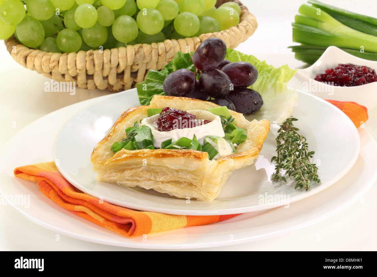 goat cheese tartlets Stock Photo - Alamy
