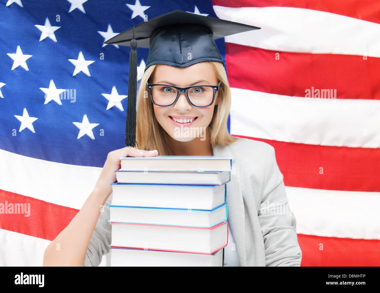 student in graduation cap Stock Photo - Alamy