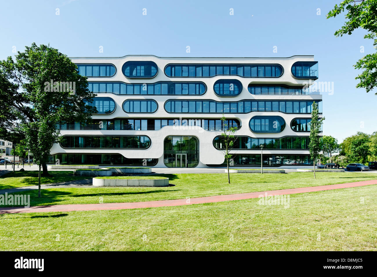 Modern office building, Hamburg, Germany Stock Photo - Alamy