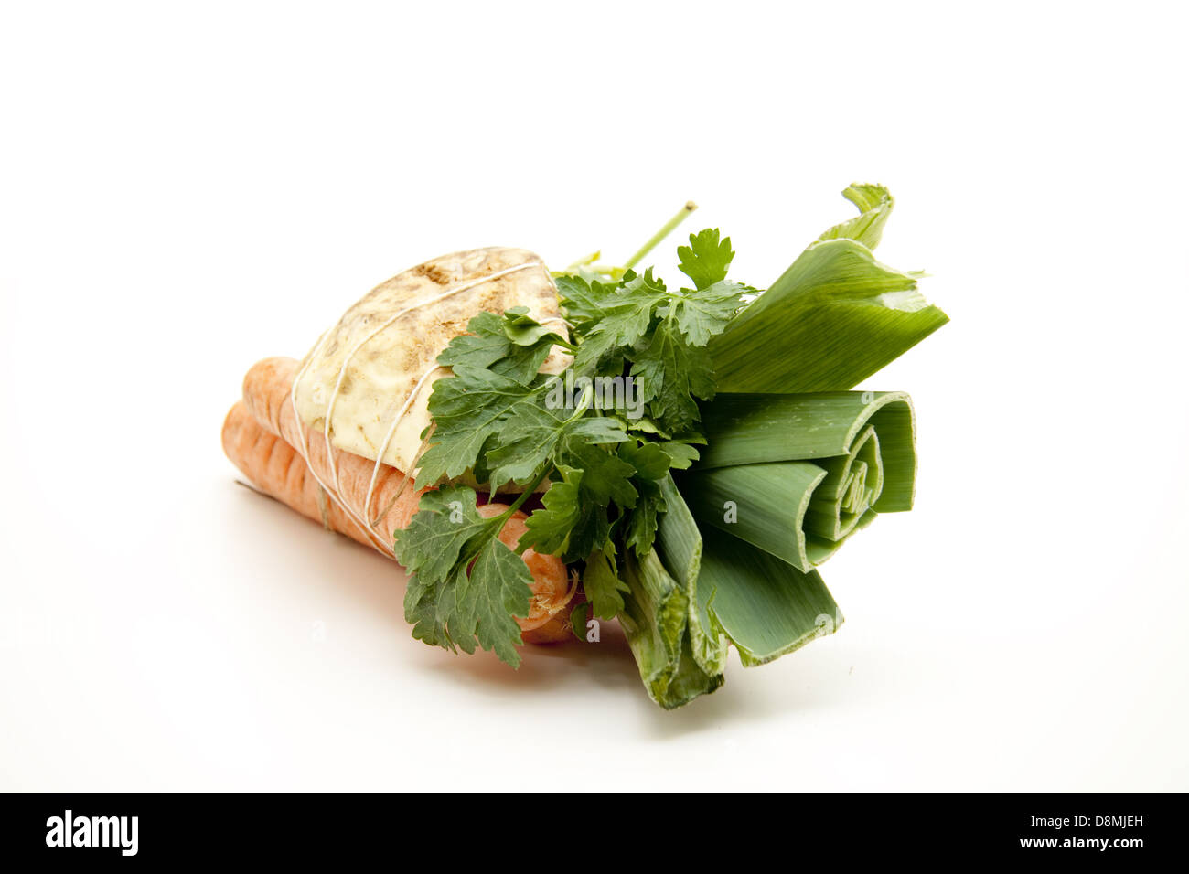 Garden vegetable soup Cut Out Stock Images & Pictures - Alamy