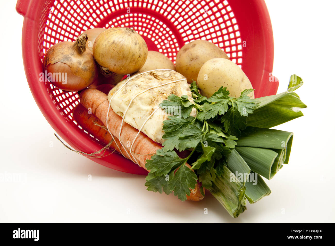 Vegetable in the sieve Stock Photo - Alamy