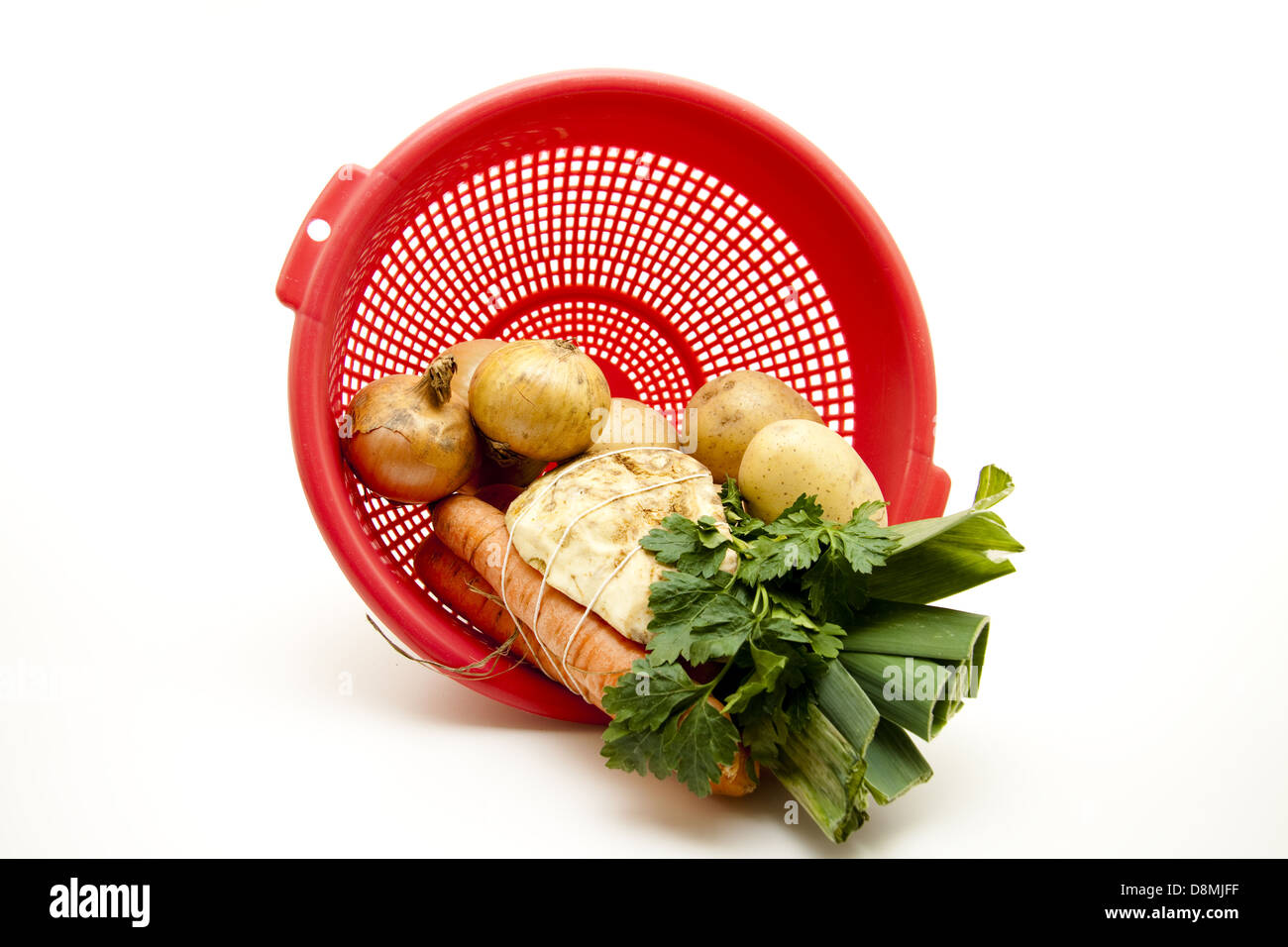 Vegetable in the sieve Stock Photo - Alamy