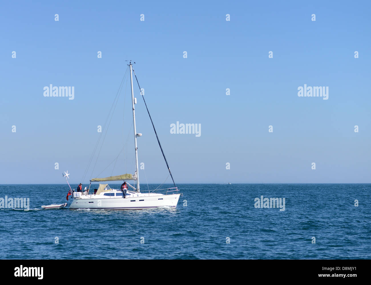 Sailing yacht motoring hi-res stock photography and images - Alamy