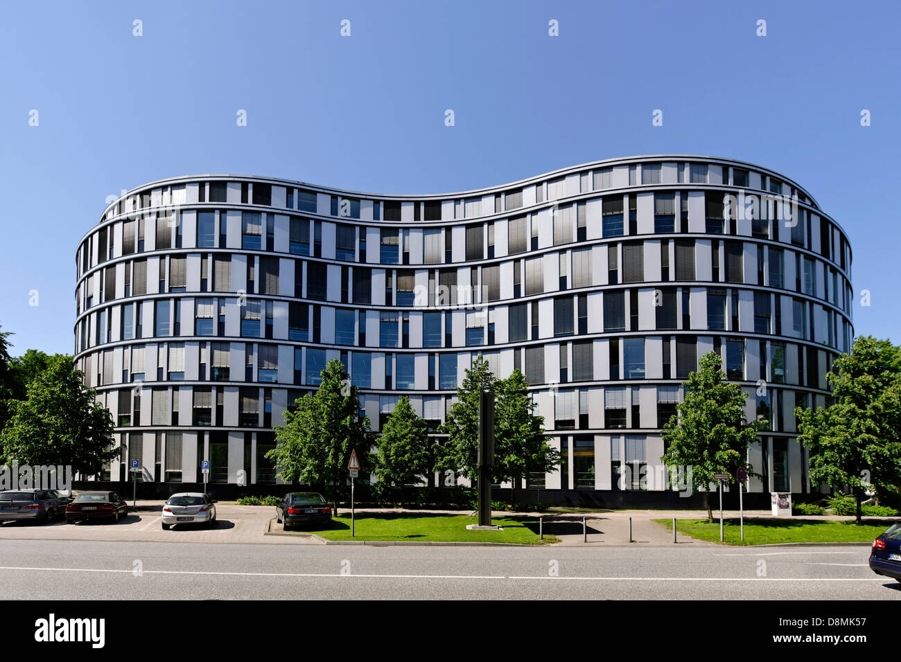 Office building, Wave, Hamburg, Germany Stock Photo - Alamy