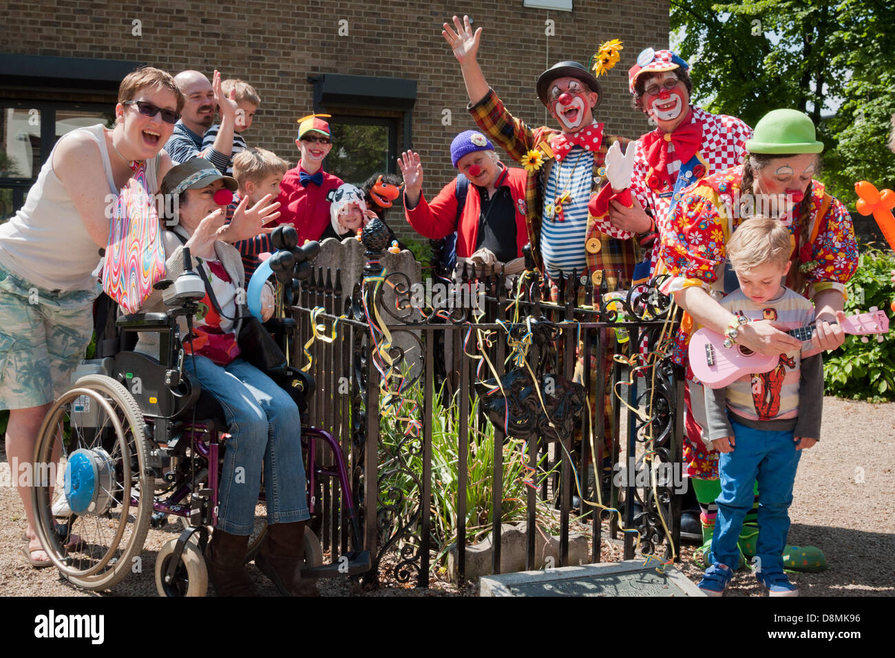 London, England UK. 31st May 2013. Clowns gather at Joseph Grimaldi ...