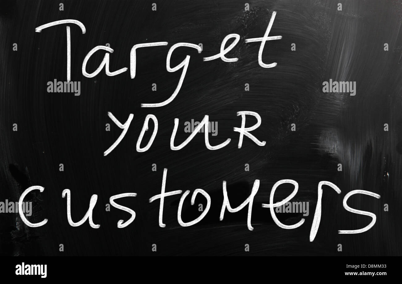 target your customers Stock Photo - Alamy