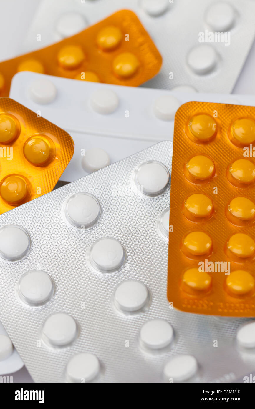 Medication pills package healthcare hi-res stock photography and images ...