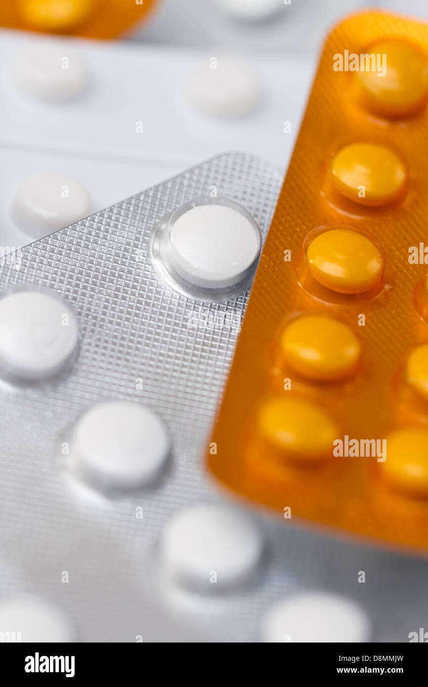 Medication pills package healthcare hi-res stock photography and images ...