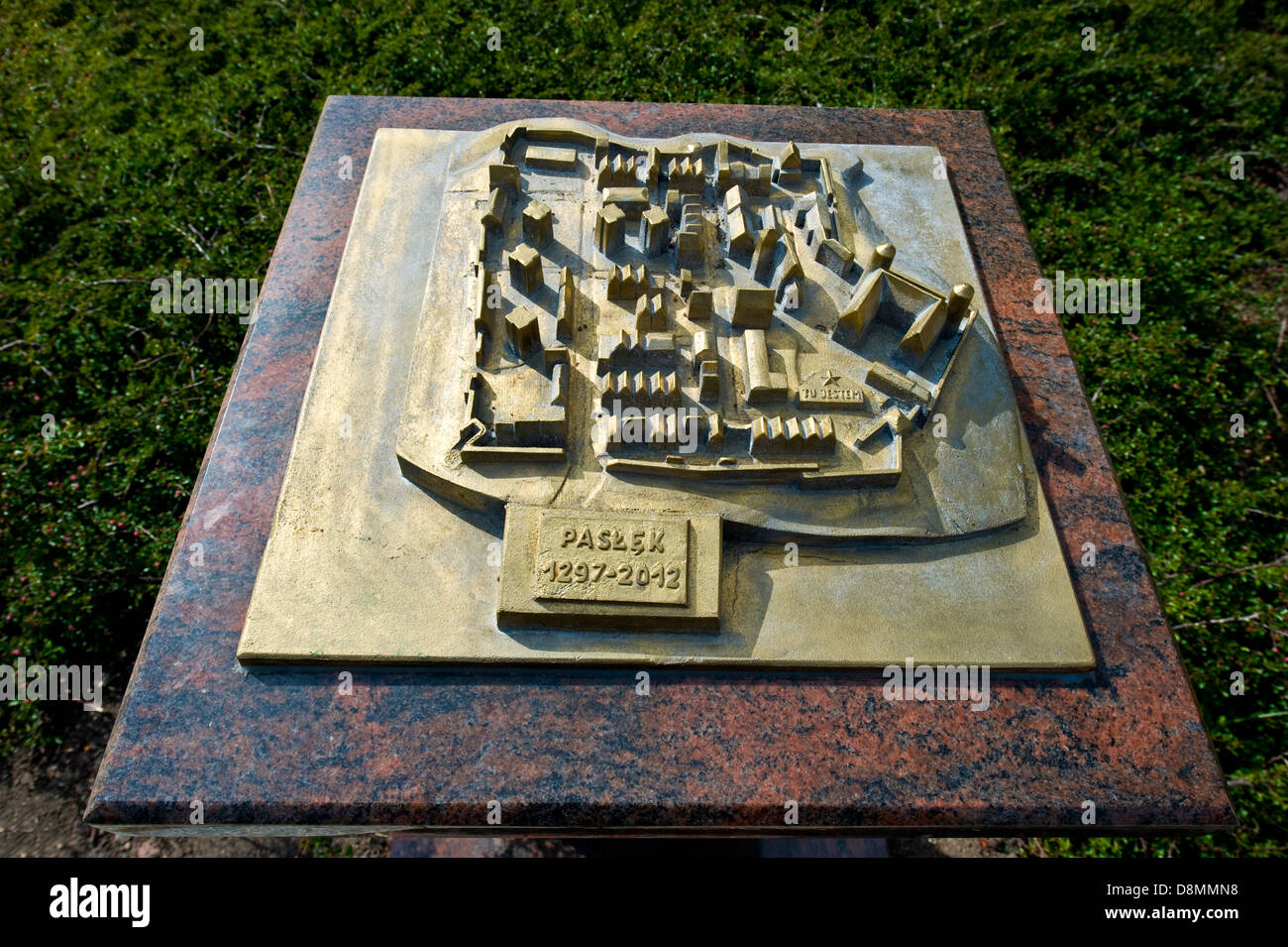 Historical town Paslek (Pasłęk) in north-eastern Poland Stock Photo - Alamy