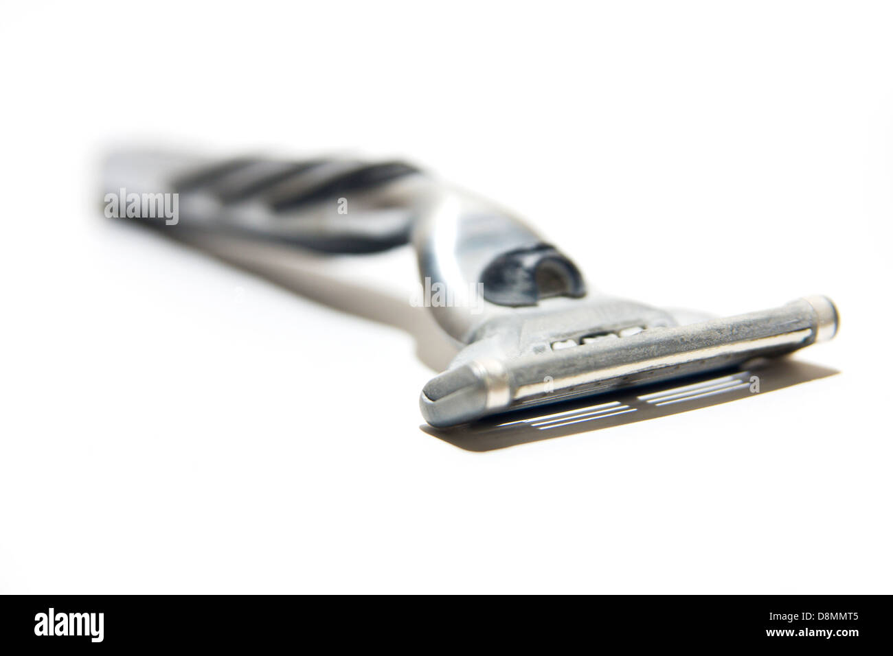 Safety razor isolated on white background Stock Photo - Alamy