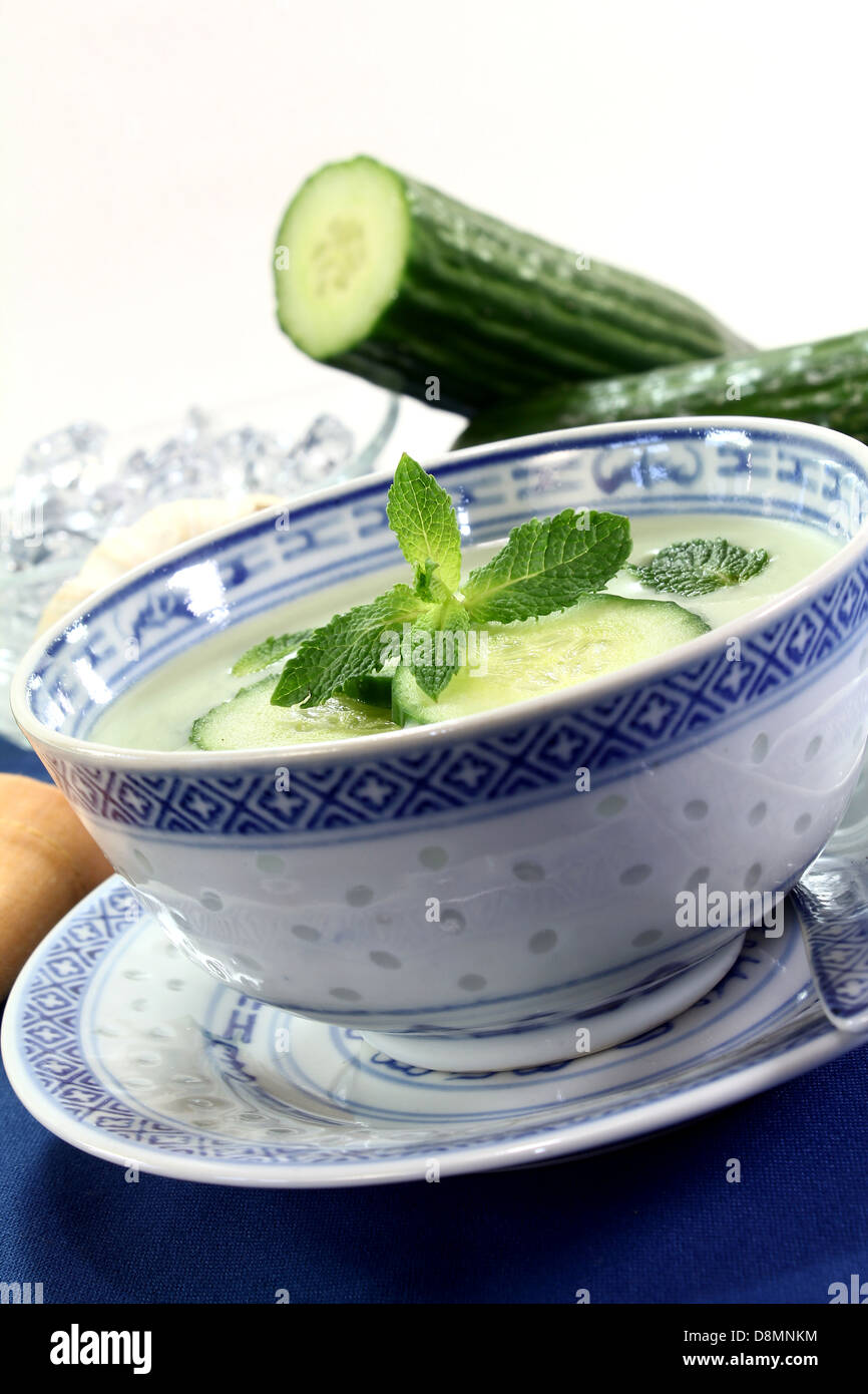 Cucumber soup hi-res stock photography and images - Alamy