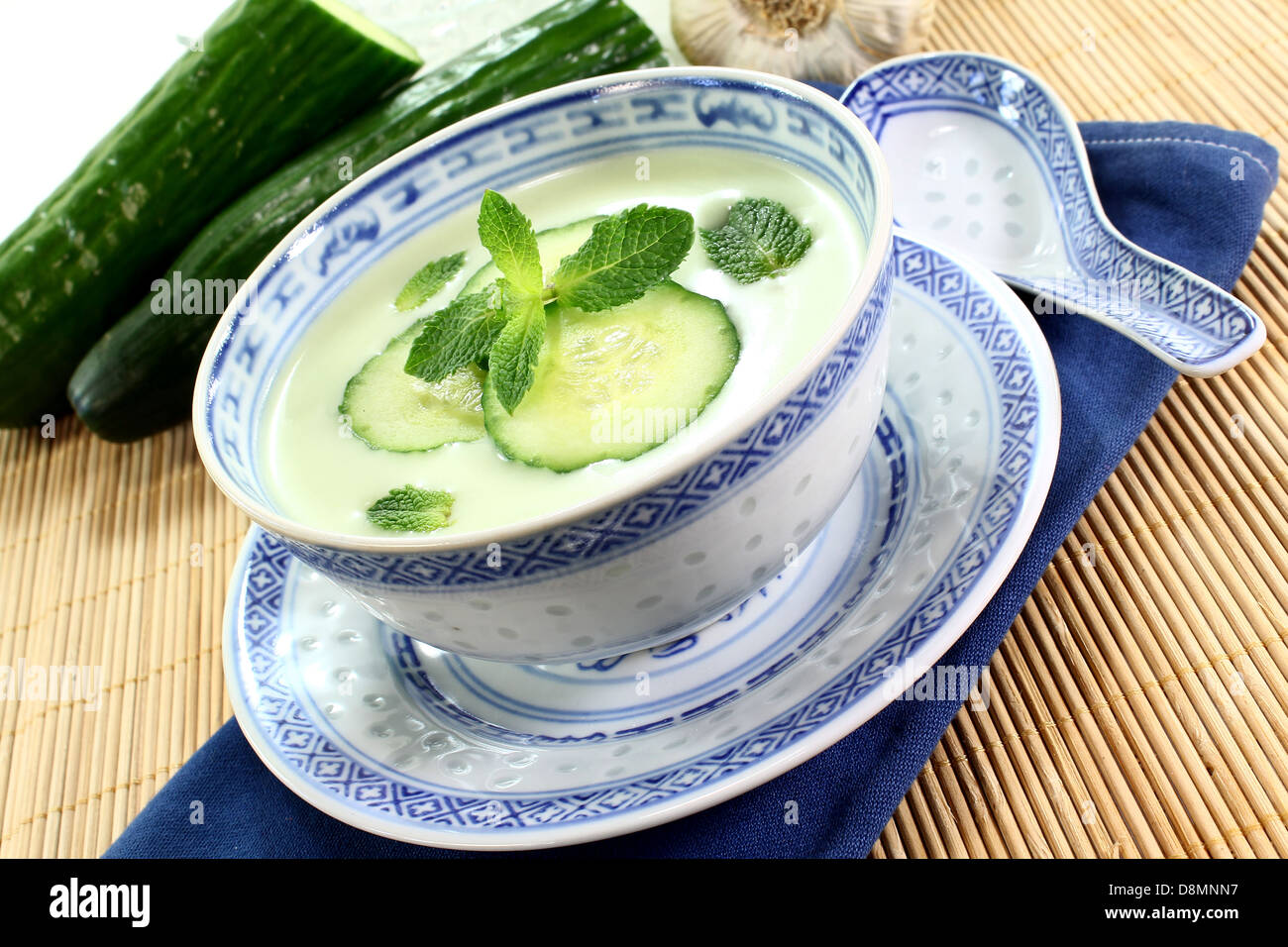 Cucumber soup hi-res stock photography and images - Alamy