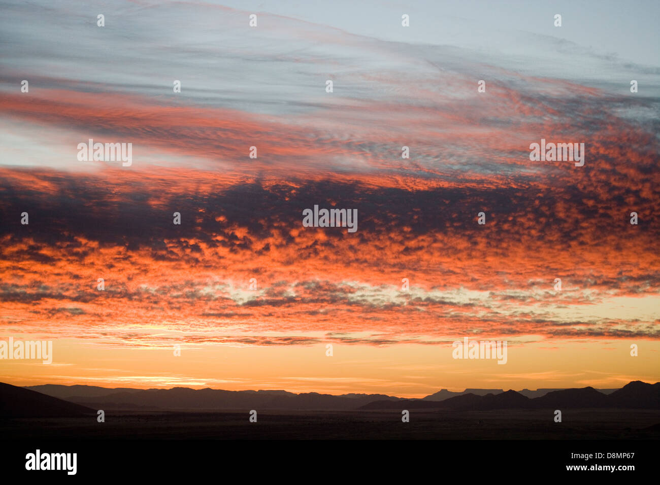 A view across the Namib desert in winter, Namibia Stock Photo - Alamy