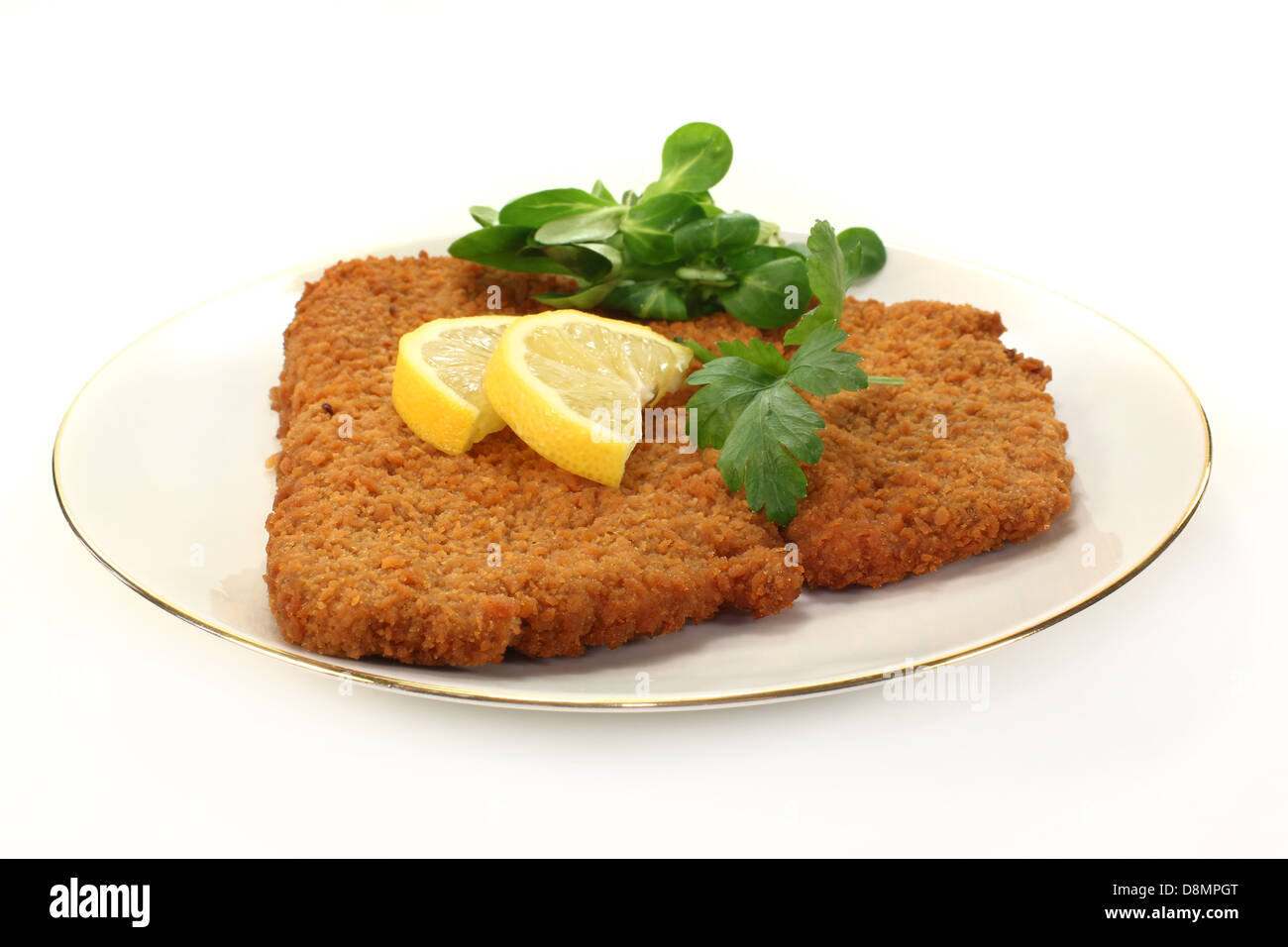 Wiener schnitzel Cut Out Stock Images & Pictures - Alamy