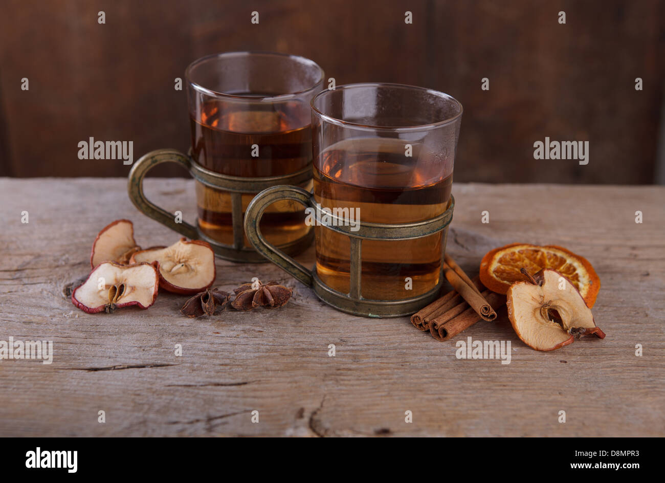 Spiced Fruit Tea Stock Photo - Alamy