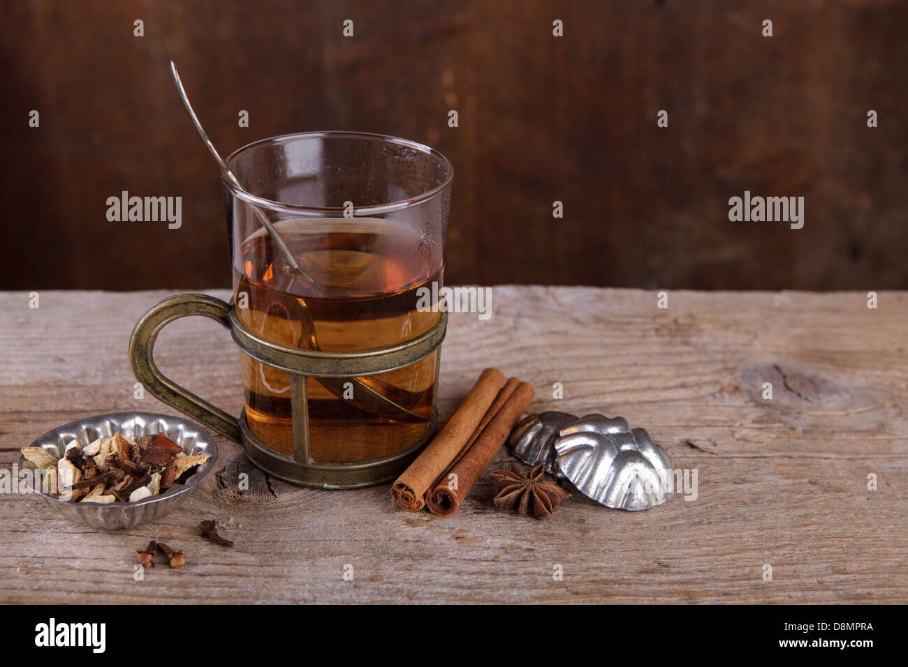 Spiced Fruit Tea Stock Photo - Alamy