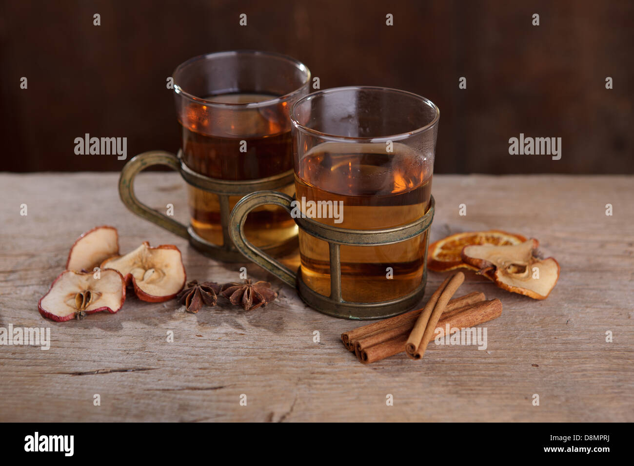 Spiced Fruit Tea Stock Photo - Alamy