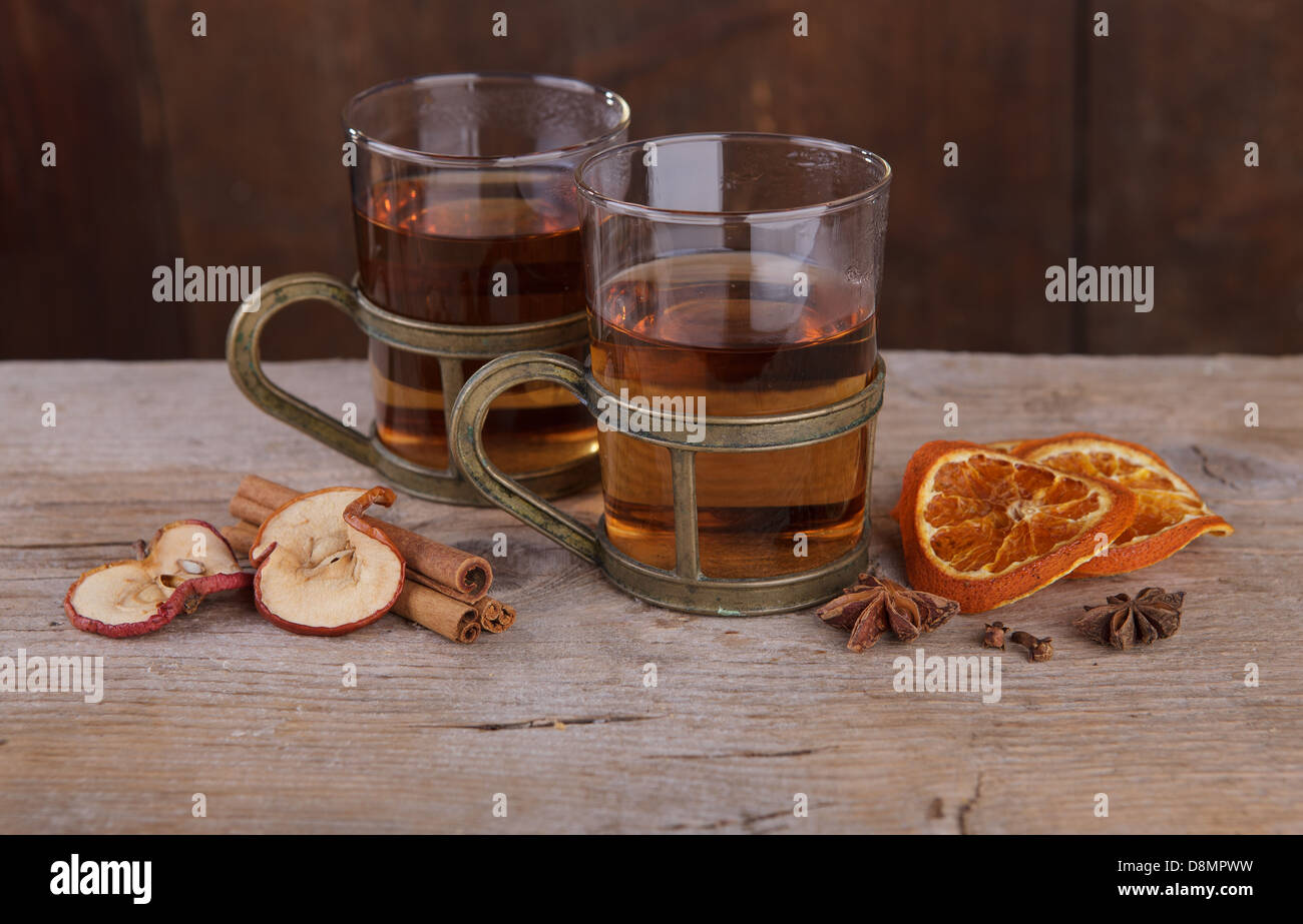 Spiced Fruit Tea Stock Photo - Alamy