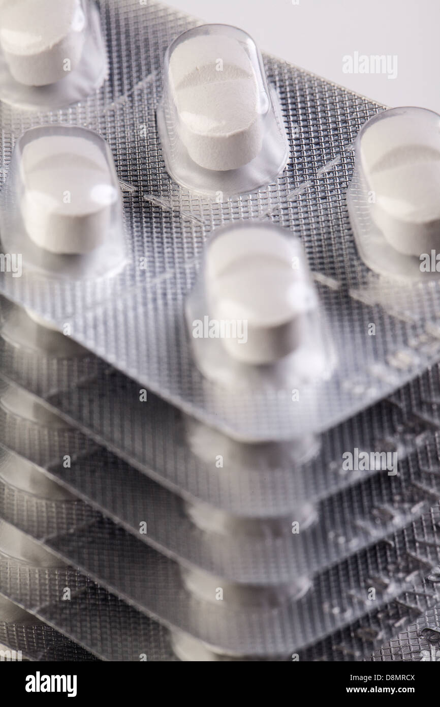 Stack of Pills Stock Photo - Alamy