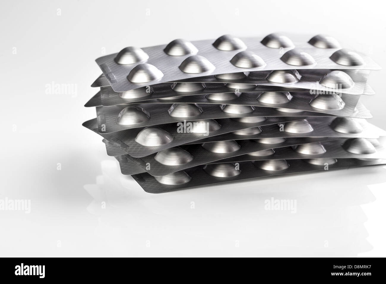 Stack of Pills Stock Photo - Alamy