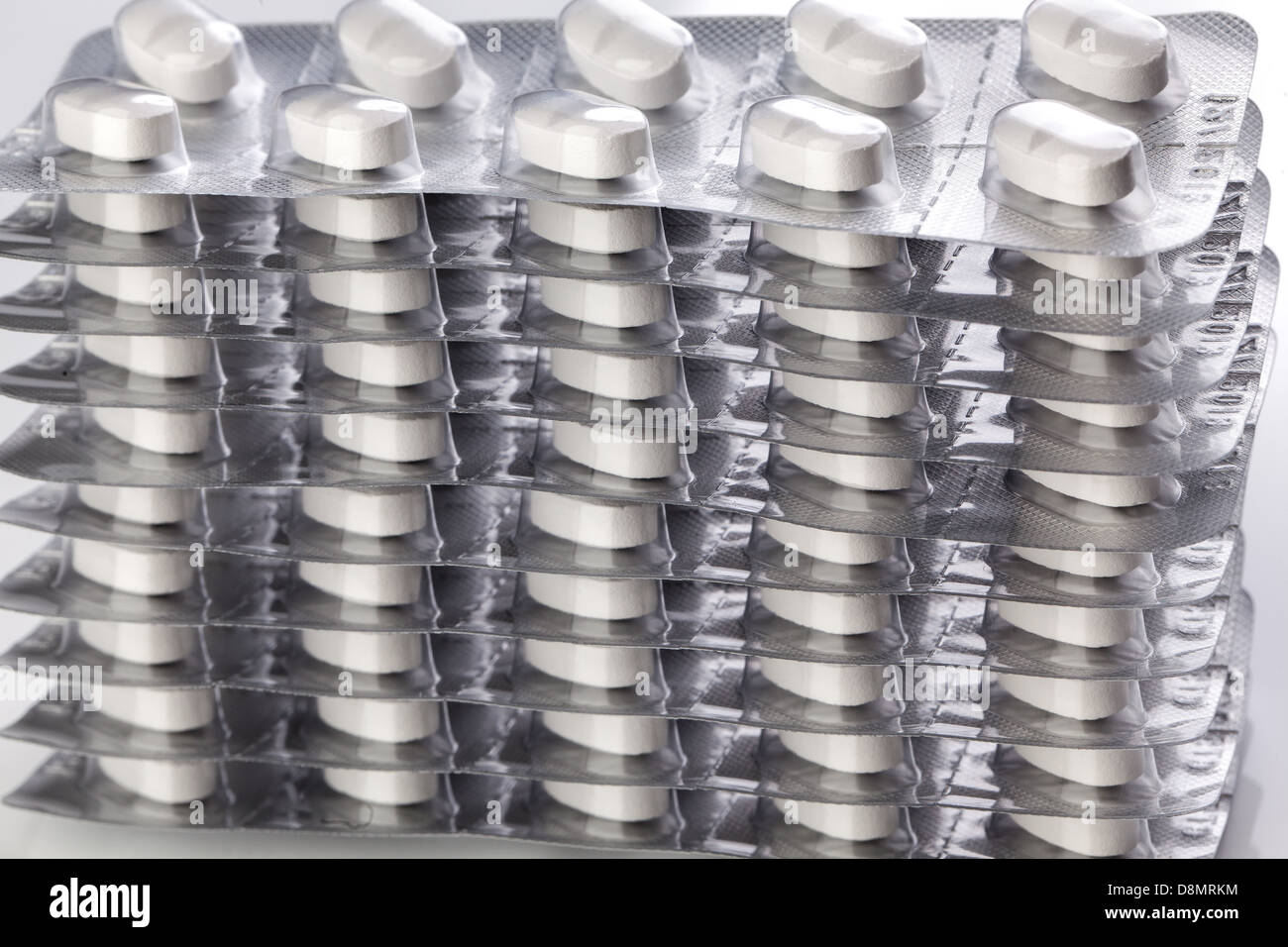Stack of Pills Stock Photo - Alamy
