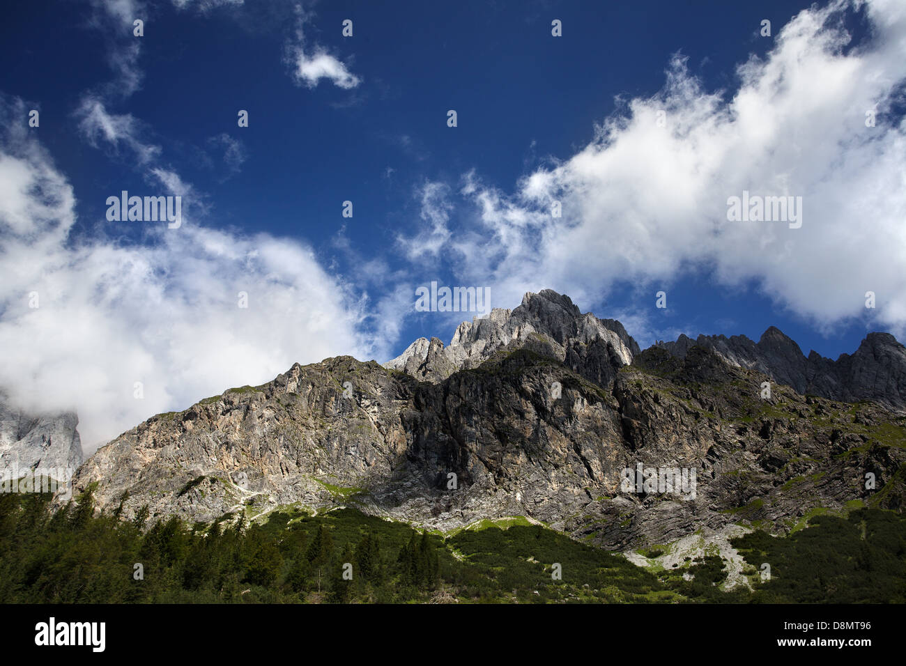 Austrian Alps in Summer Stock Photo - Alamy