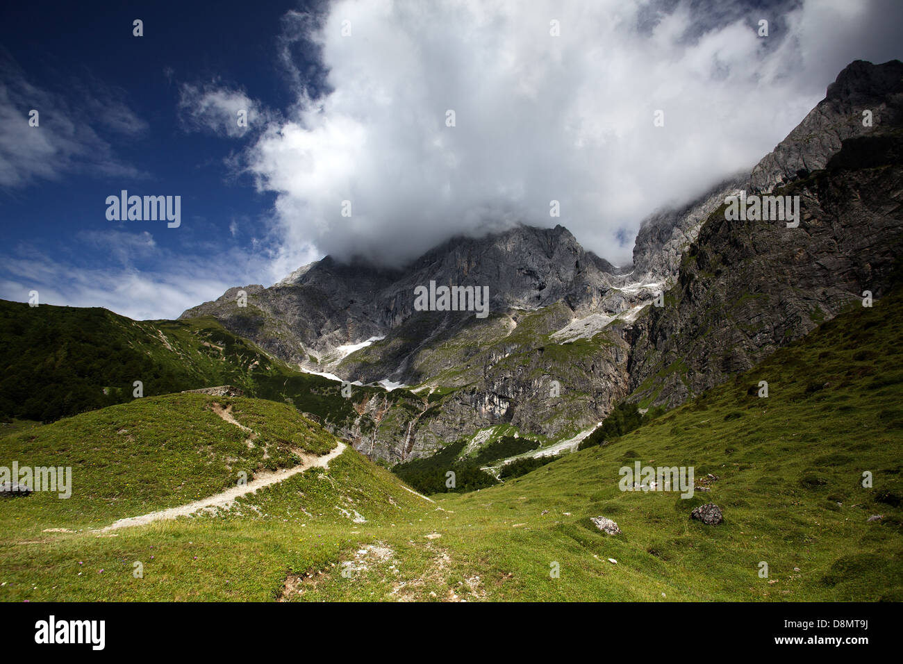 Austrian Alps in Summer Stock Photo - Alamy