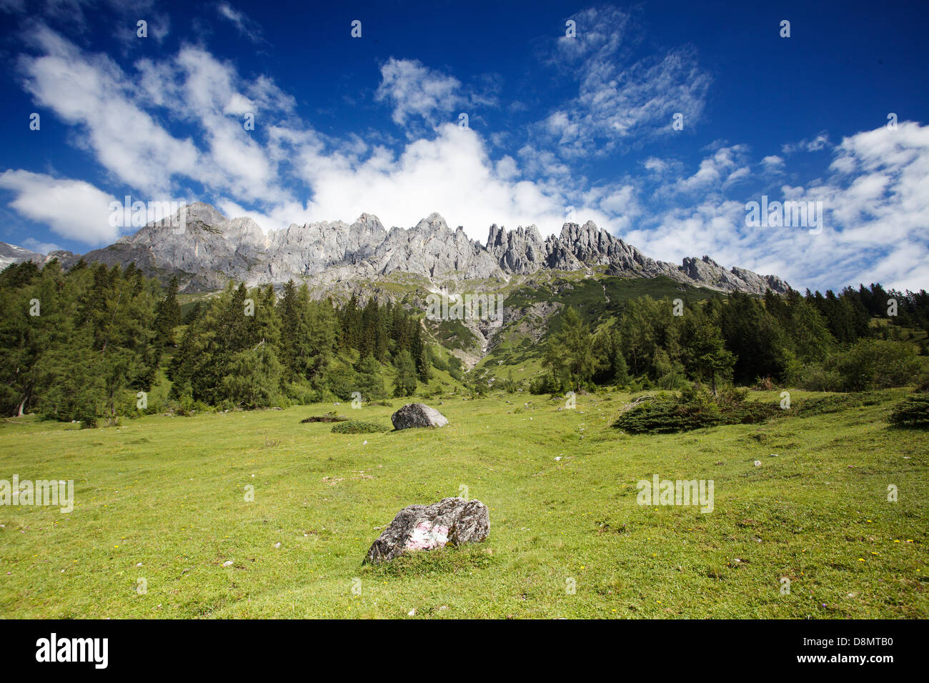 Austrian Alps in Summer Stock Photo - Alamy
