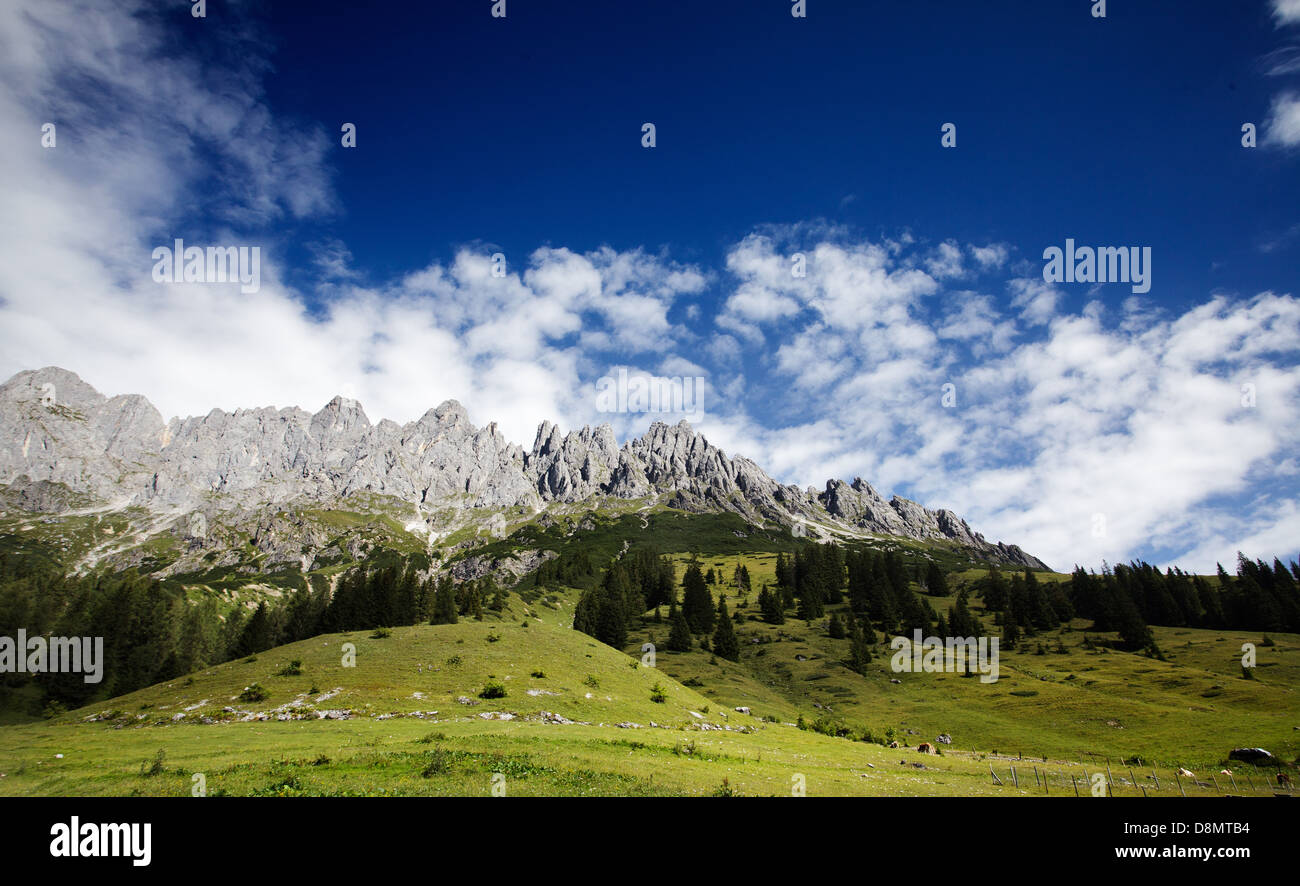 Austrian Alps in Summer Stock Photo - Alamy