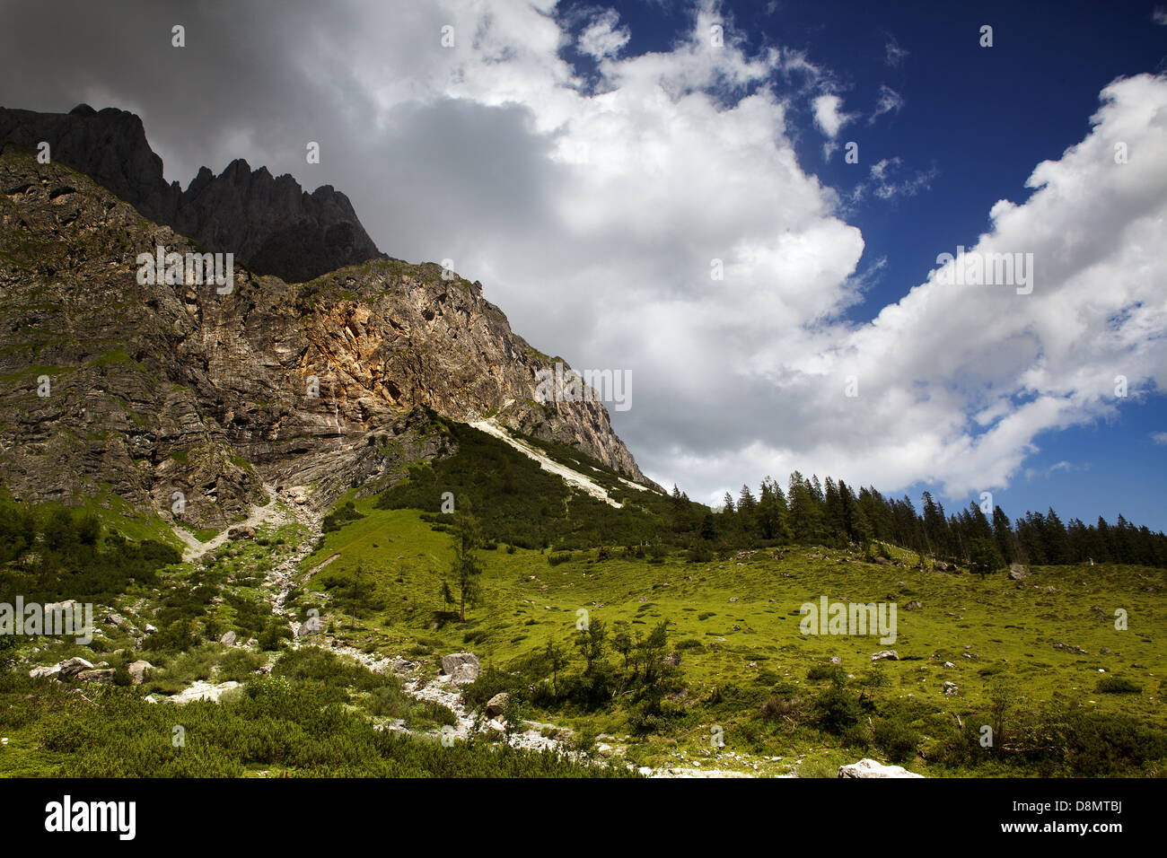 Austrian Alps in Summer Stock Photo - Alamy