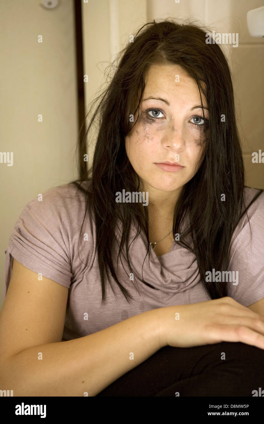 young crying woman Stock Photo - Alamy