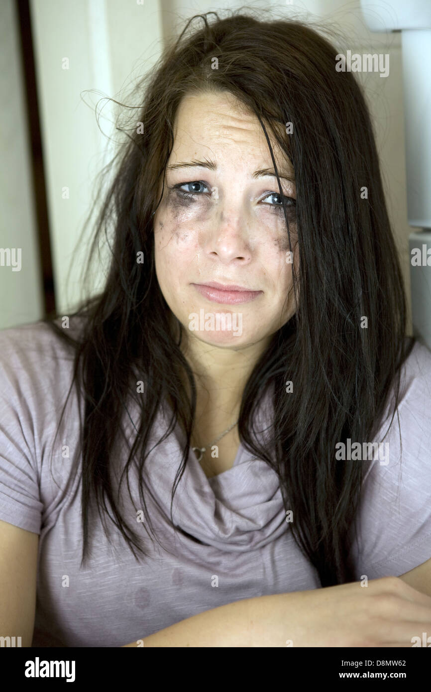 young crying woman Stock Photo - Alamy