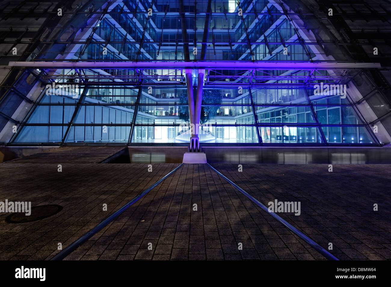 Berlin arch at night, Hamburg, Germany Stock Photo - Alamy