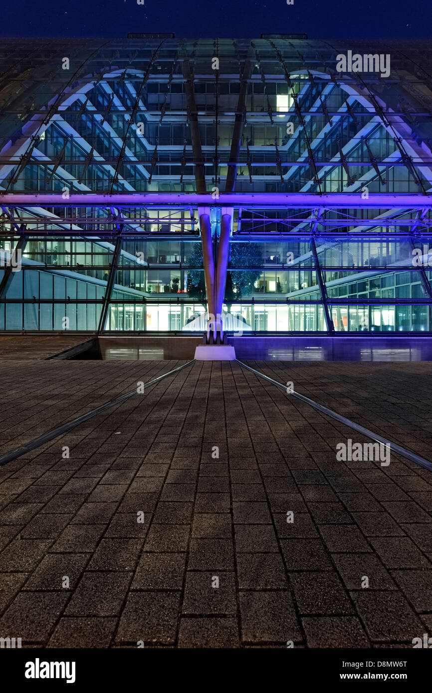 Berlin arch at night, Hamburg, Germany Stock Photo - Alamy