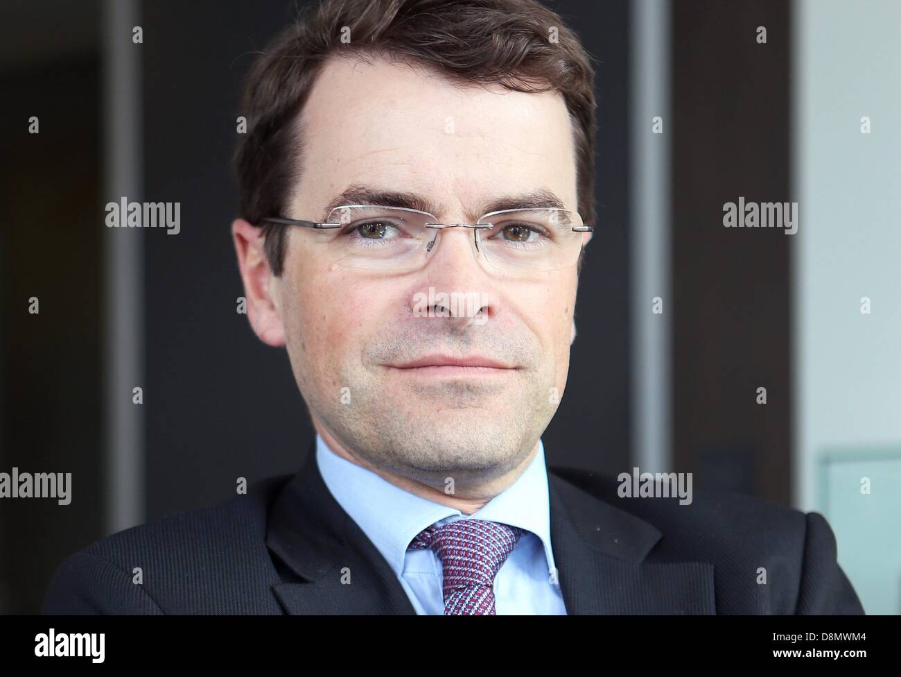 Stefan Otto, Board Spokesman of Deutsche Schiffsbank AG, a subsidiary ...