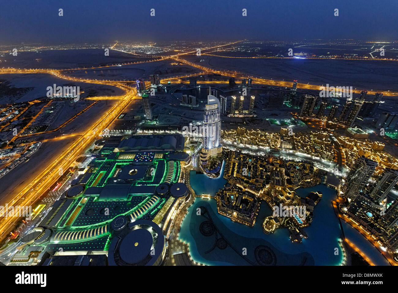 Aerial view address downtown dubai hi-res stock photography and images ...