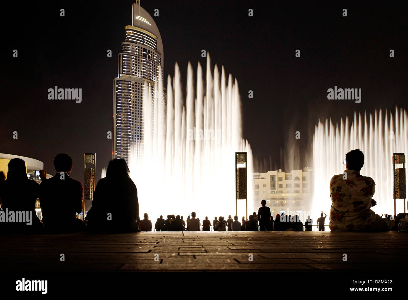 Dubai Fountains, Dubai, United Arab Emirates, Asia Stock Photo - Alamy