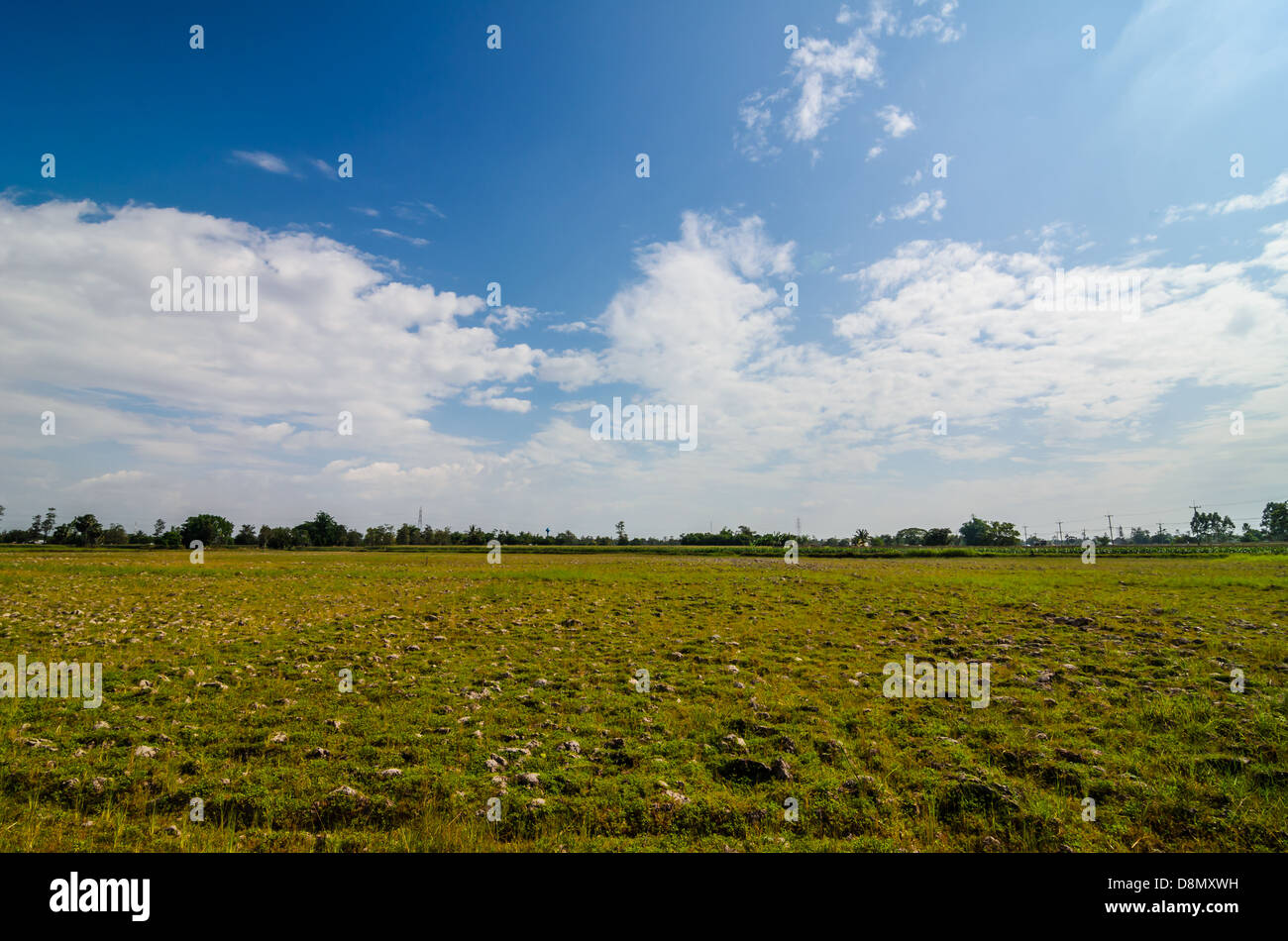 Land and sky in the countryside view nature Stock Photo - Alamy