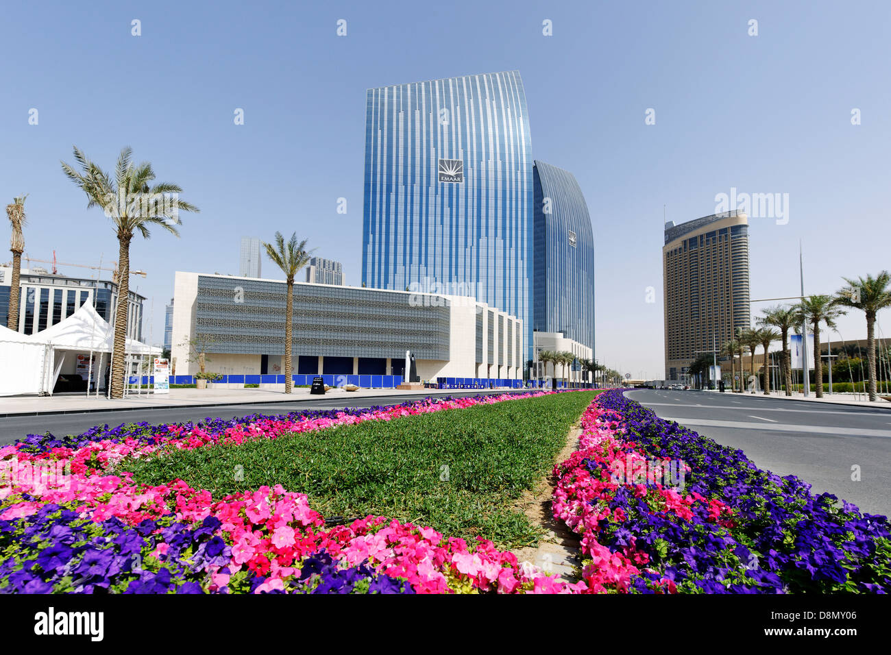 Emaar Boulevard, Dubai, United Arab Emirates, Asia Stock Photo - Alamy