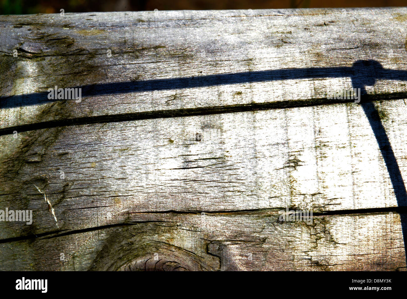 fence post with shadow of wire Stock Photo - Alamy