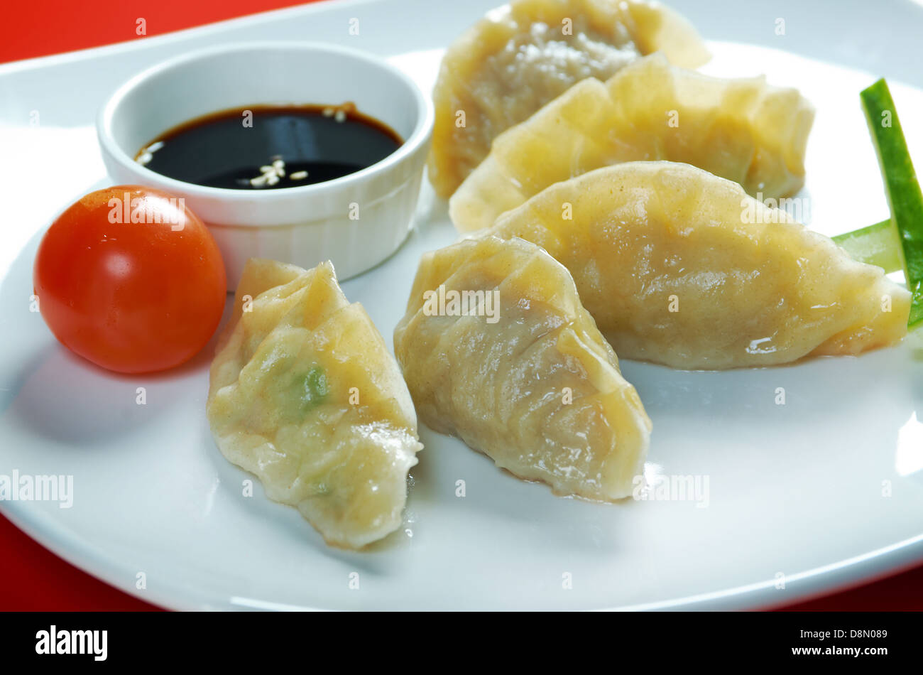 Dim-sum call Gyoza Stock Photo - Alamy