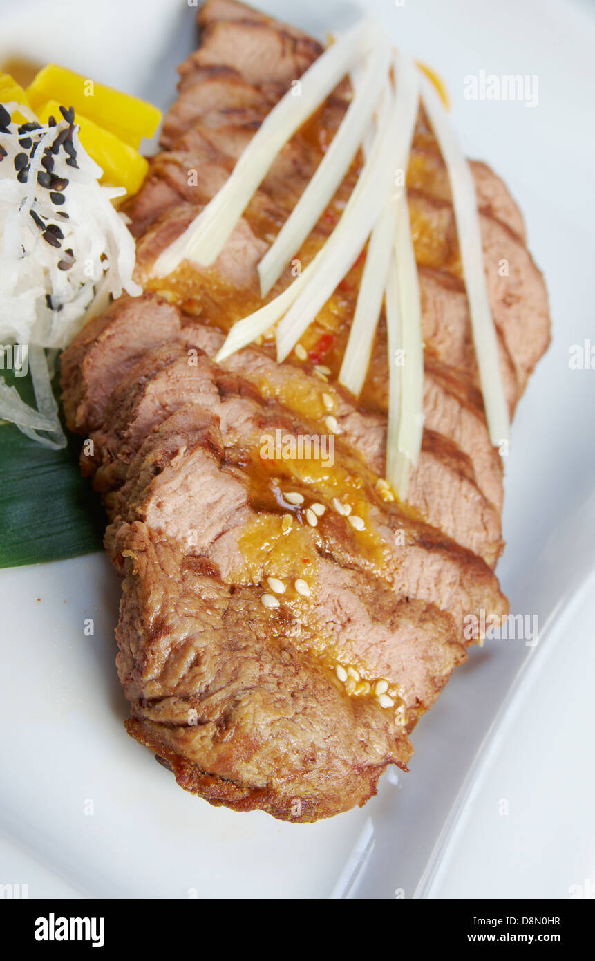 Grilled beef Stock Photo - Alamy