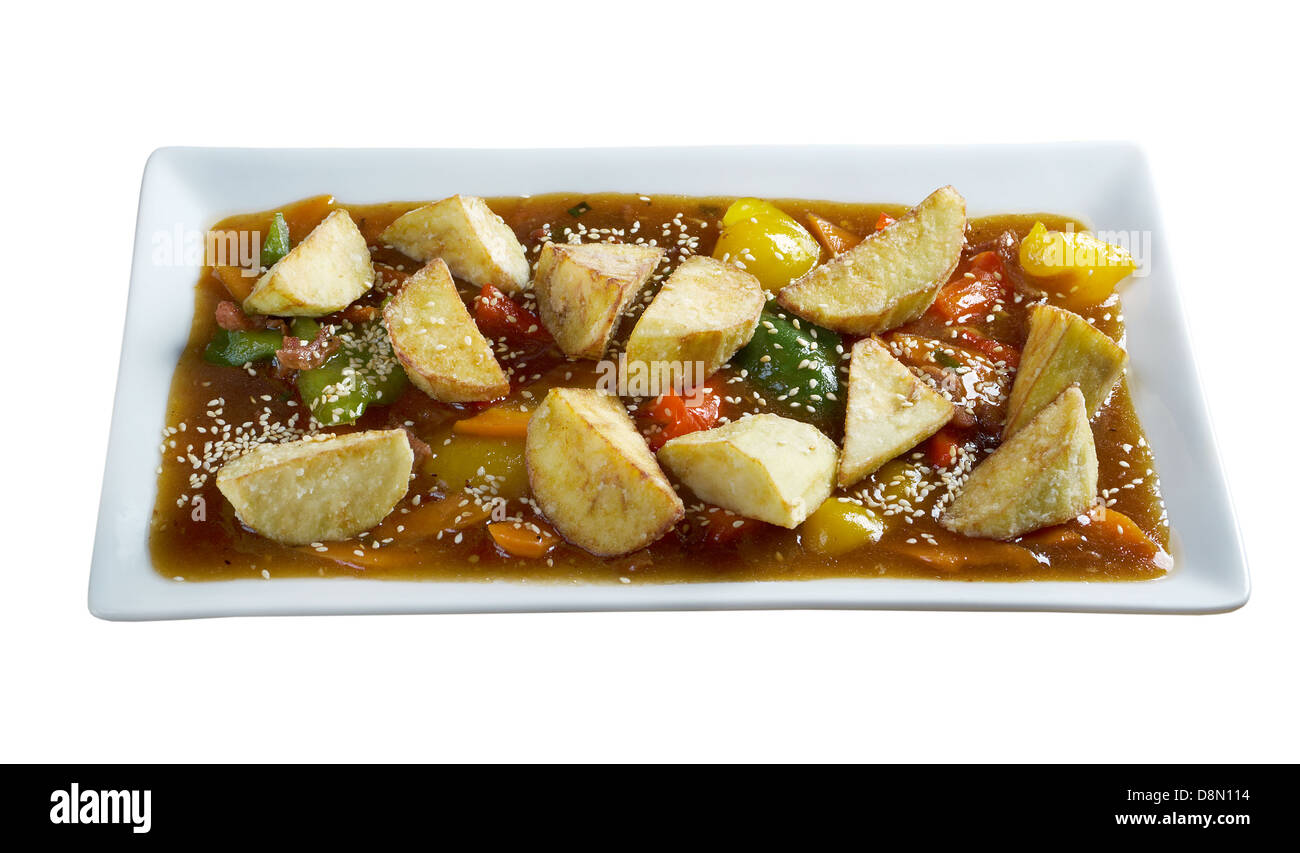 stewed mutton with vegetable Stock Photo - Alamy