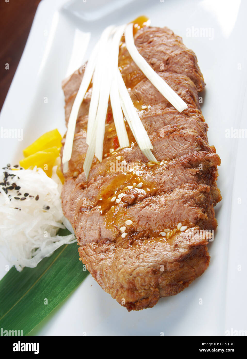 Grilled beef Stock Photo - Alamy
