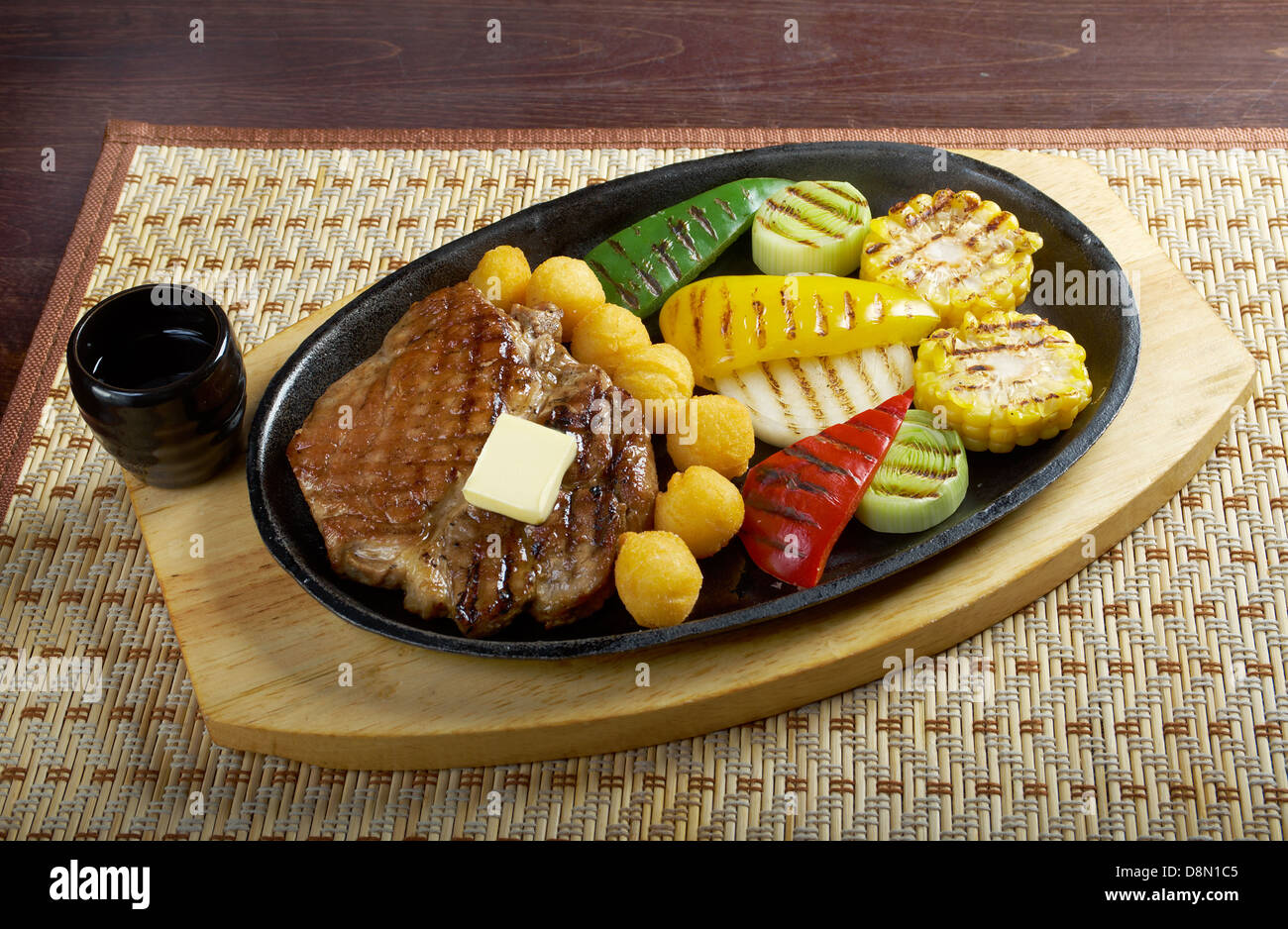 Japanese pork Steak Stock Photo - Alamy