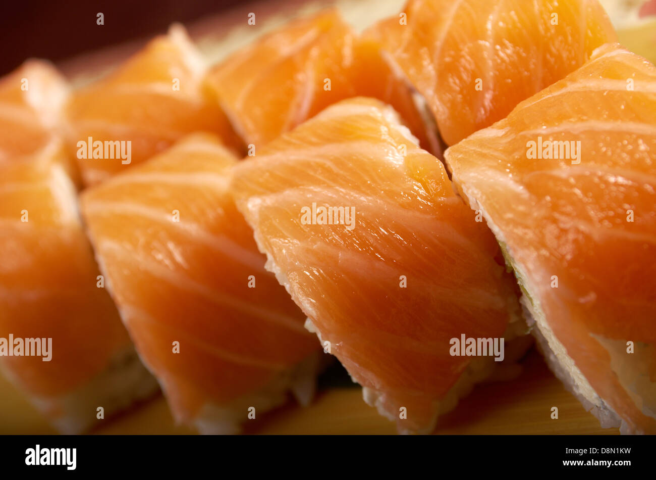 Philadelphia classic. Japanese sushi Stock Photo - Alamy