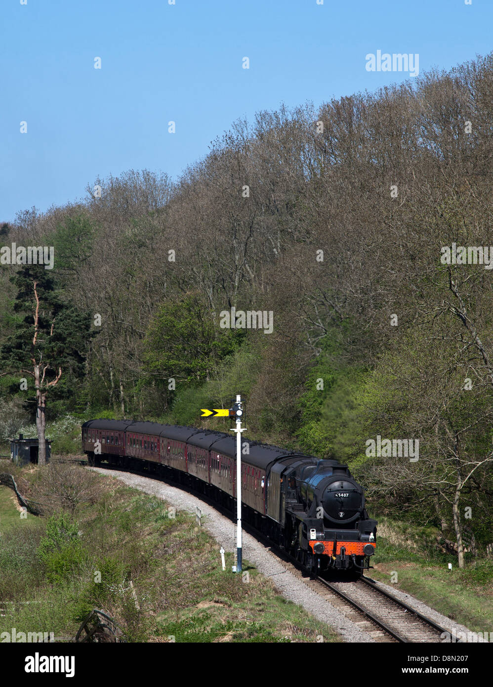 Black 5 45407 'The Lancashire Fusilier' Stock Photo - Alamy