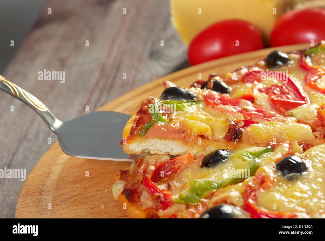home pizza m paprika Stock Photo - Alamy