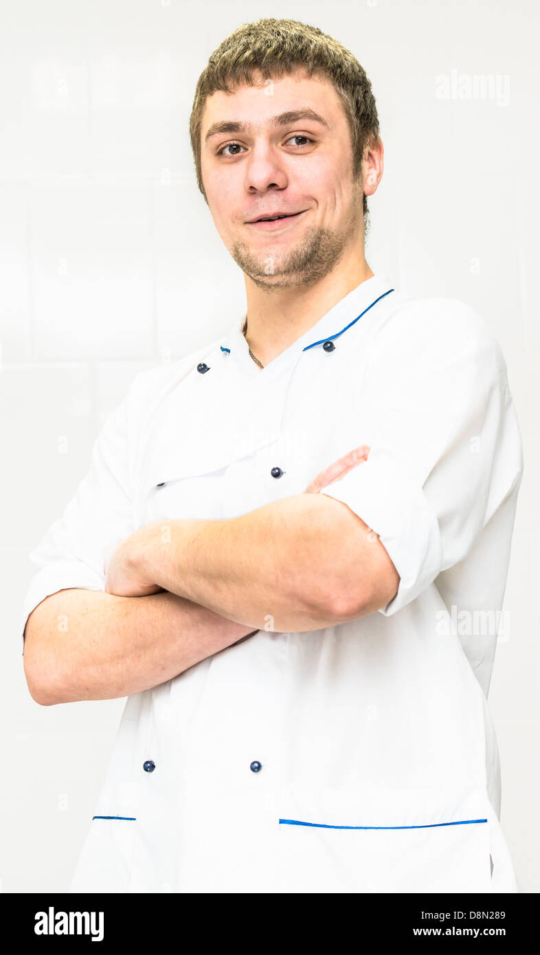 guy in white Stock Photo - Alamy