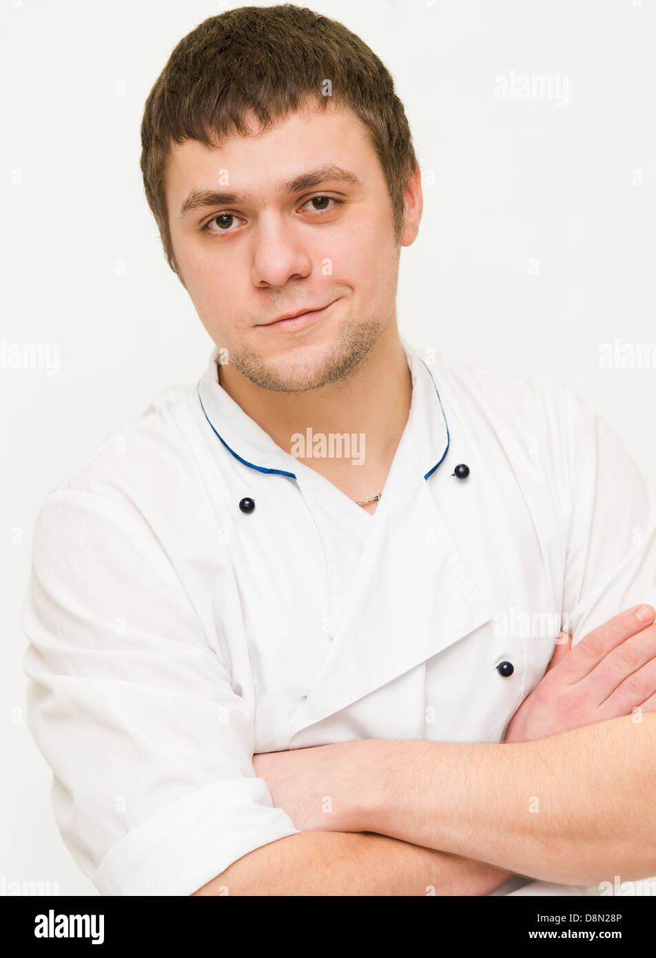 guy in white Stock Photo - Alamy
